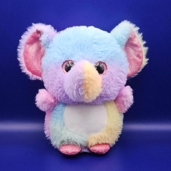 Nanco | Toys | Nanco Rinco Tie Dye Neon Rainbow Elephant Plush Pink ...